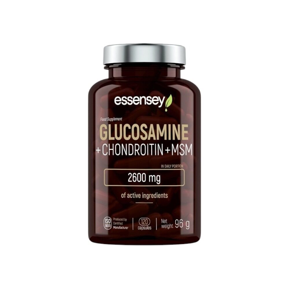 Essensey Glucosamine + Chondroitin + MSM - 120 caps | The Nutricosmetic ...